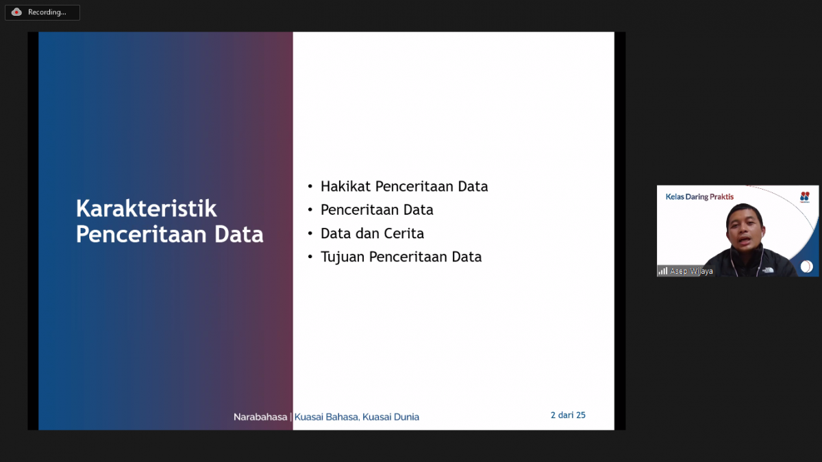 Data dalam Narasi | Narabahasa